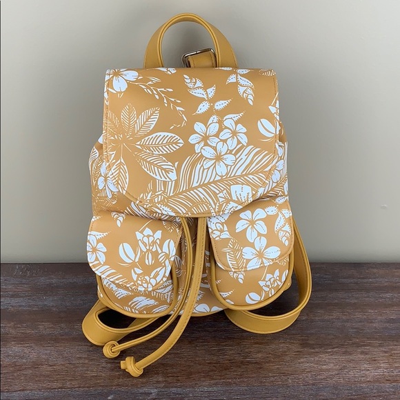 wild fable | Bags | Wild Fable Mini Yellow Floral Print Backpack | Poshmark